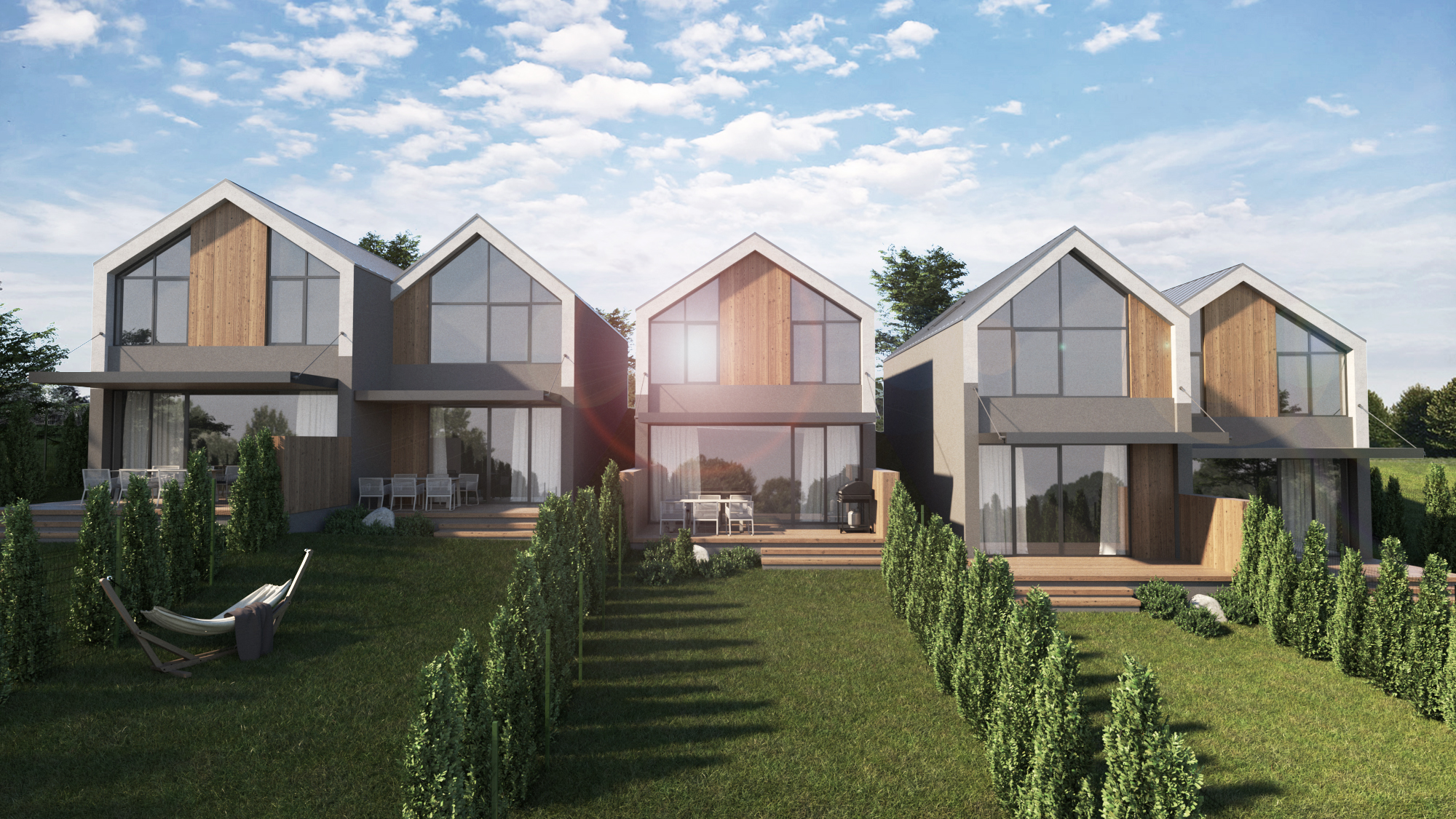 Radové domy – Stará Ľubovňa – More Architects